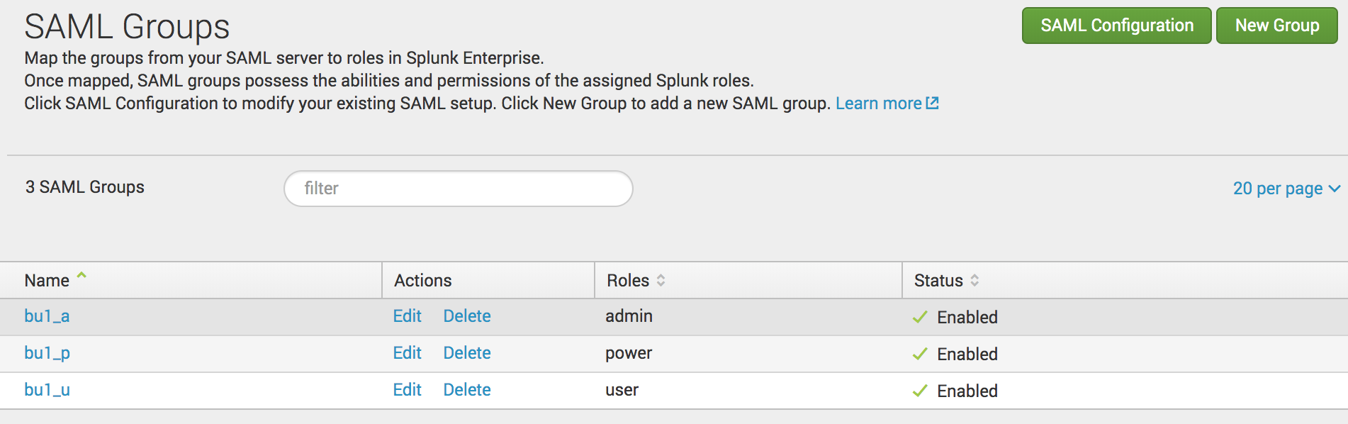 Configure Splunk SSO with Auth0 as your identity provider
