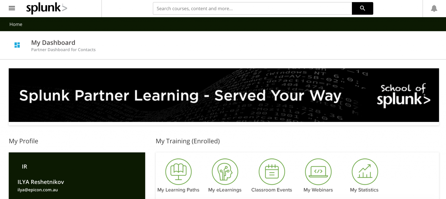 How to Register to Splunk Partner Portal and transfer Certifications and Learning