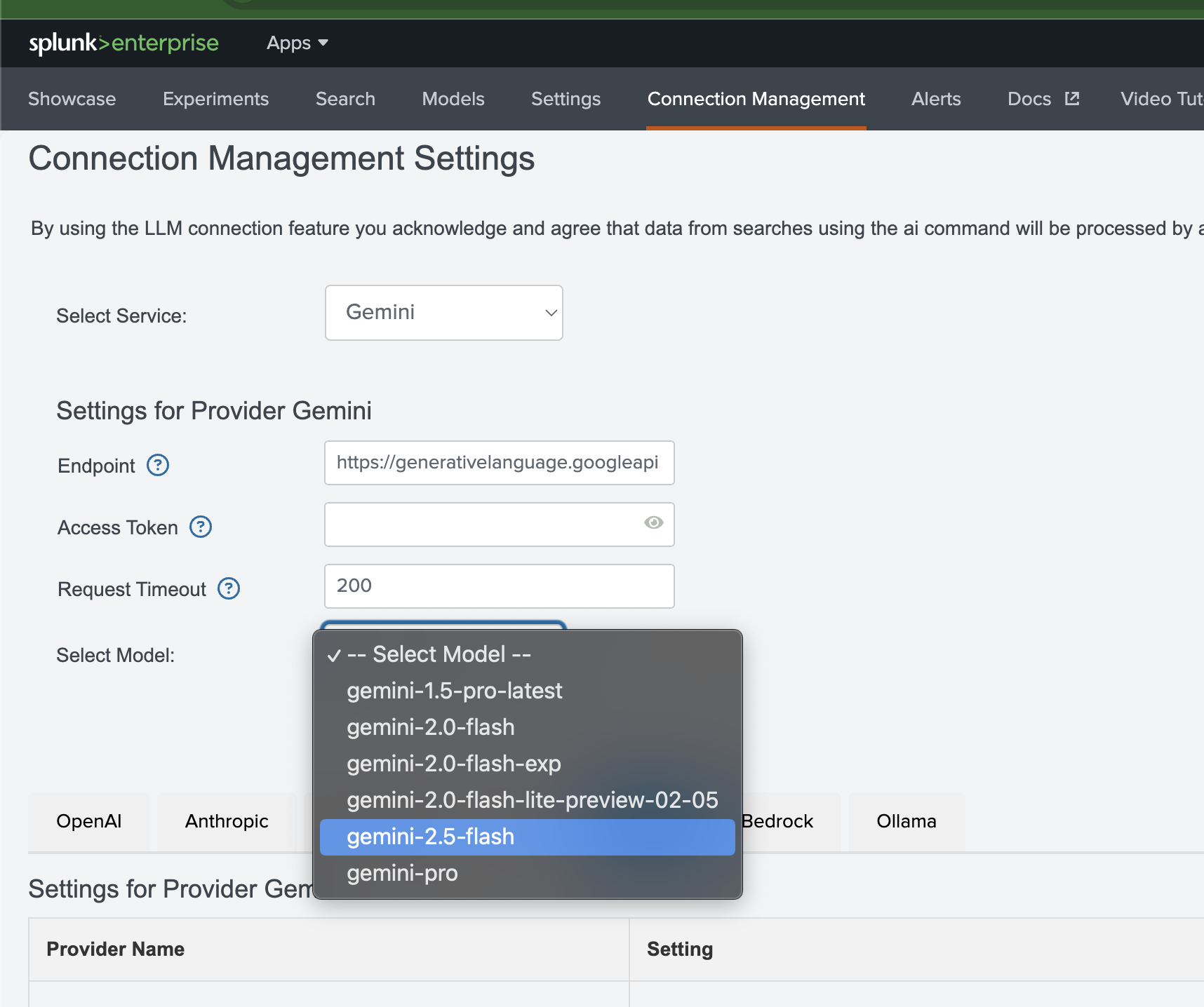 Add new LLM models to Splunk MLTK